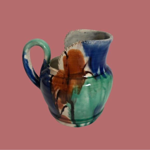 Vintage | Accents | Final Sale Vintage Mexico Drip Glaze Pottery ...